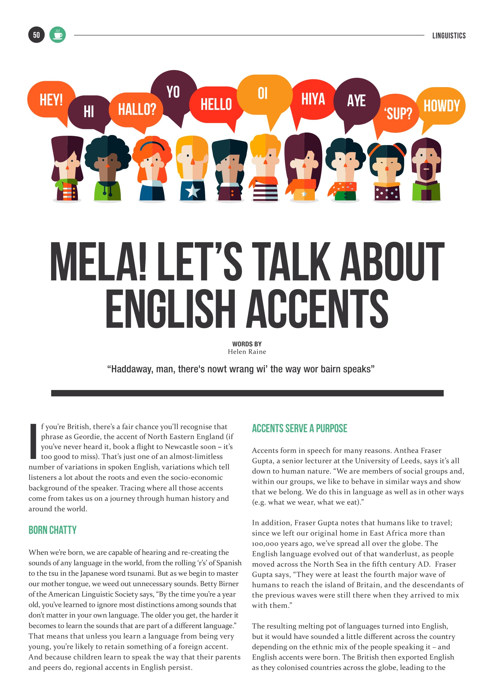 The Maltese English Accent – Helen Raine