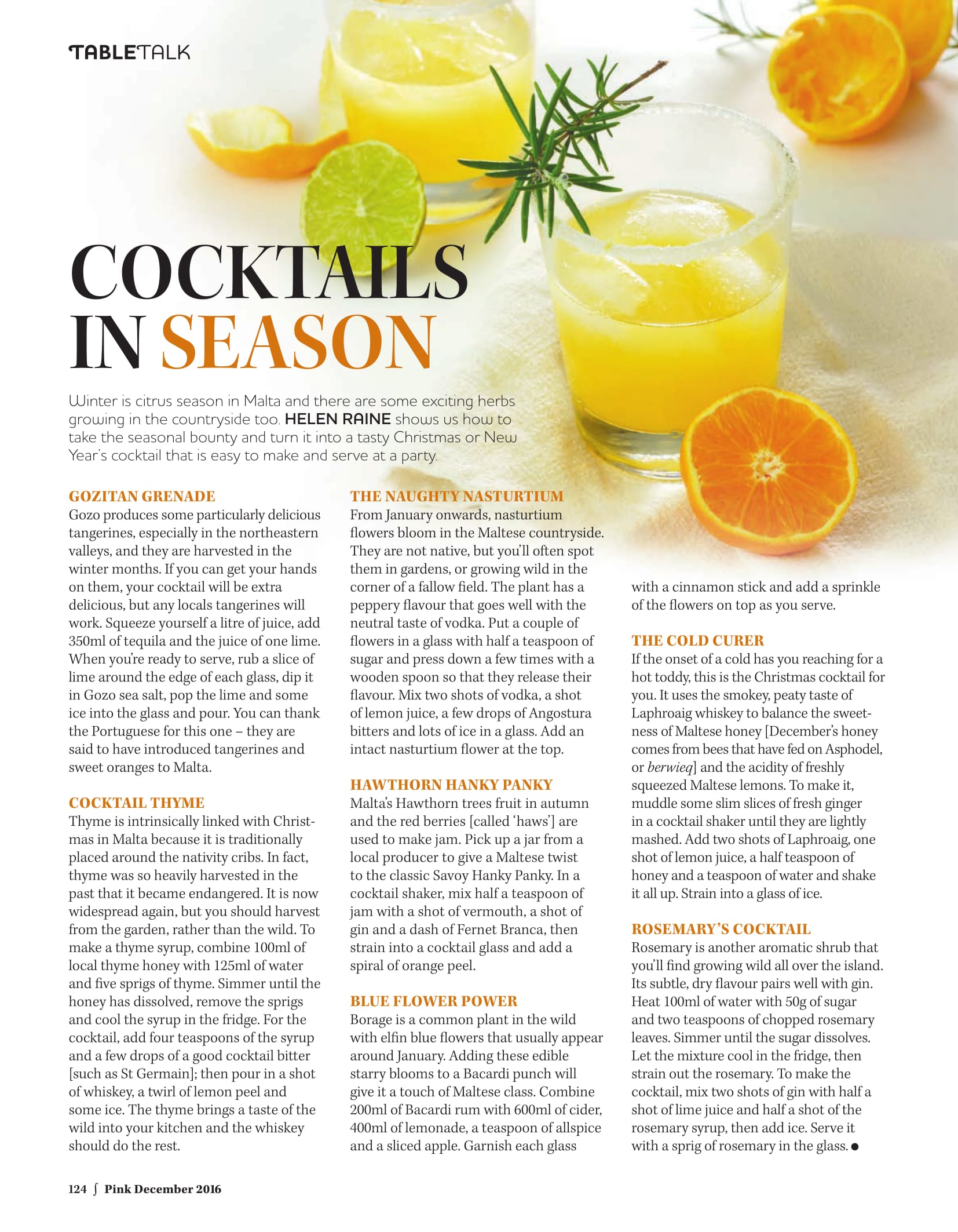 Make a Maltese Cocktail – Helen Raine