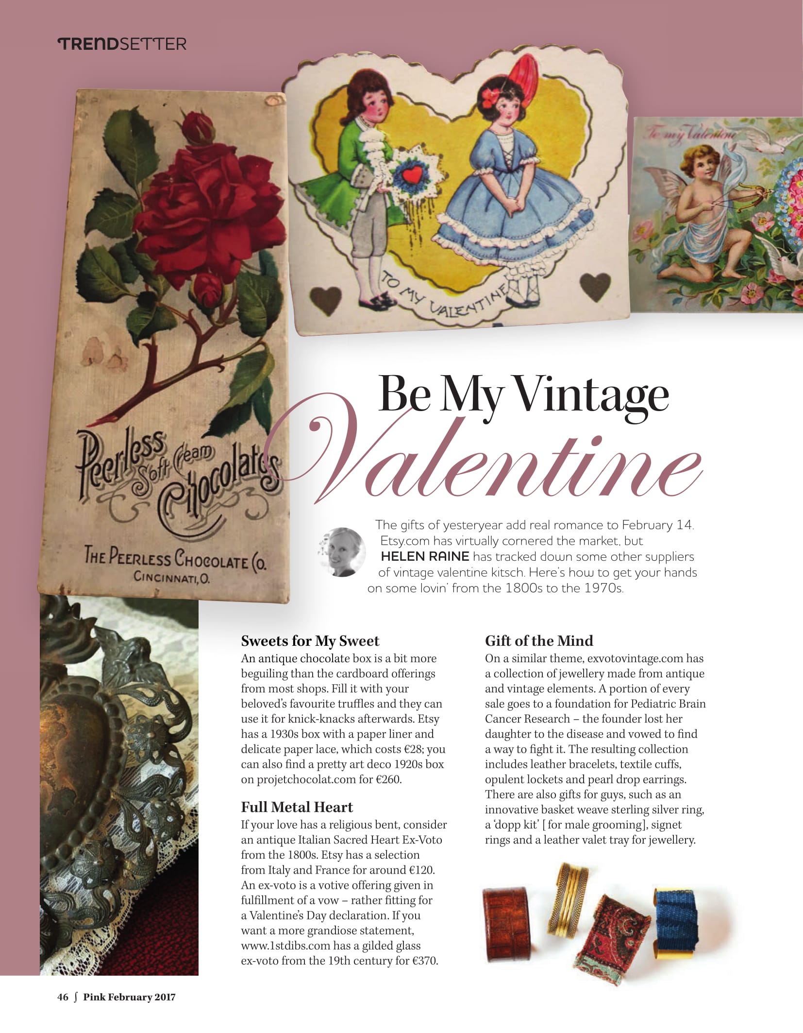 Vintage Valentine’s Gifts – Helen Raine